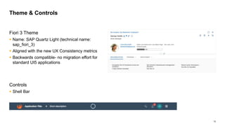 Fiori 3 with UI5 and UI5 Web Components | PPTX