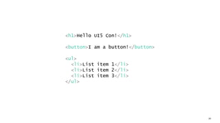 Fiori 3 with UI5 and UI5 Web Components | PPT