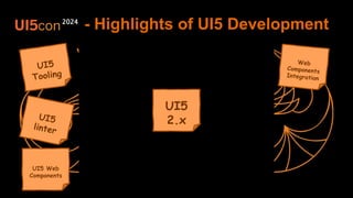 UI5con 2024 - Keynote: Latest News about UI5 and it’s Ecosystem | PPTX