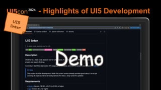 UI5con 2024 - Keynote: Latest News about UI5 and it’s Ecosystem | PPTX