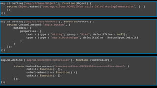 Object Oriented Programming with UI5 | PPTX | Programming Languages | Computing