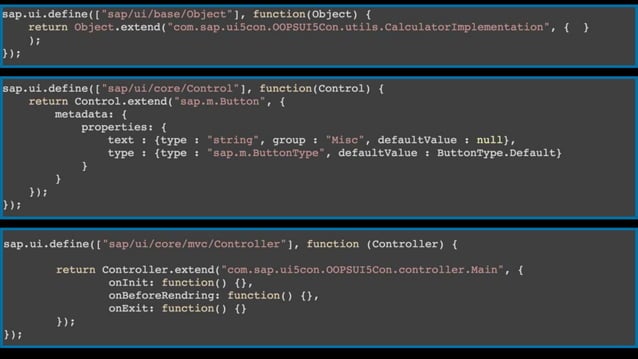 Object Oriented Programming with UI5 | PPTX | Programming Languages | Computing