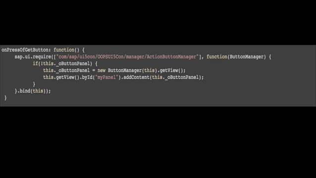 Object Oriented Programming With Ui5 Ppt 