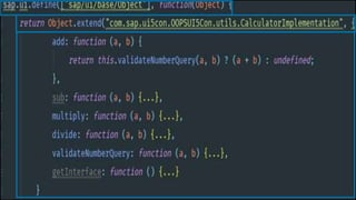 Object Oriented Programming with UI5 | PPTX | Programming Languages | Computing