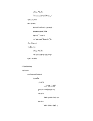 Ui5 con databinding | PDF