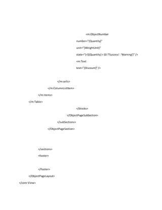 Ui5 con databinding | PDF