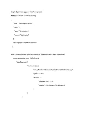 Ui5 con databinding | PDF