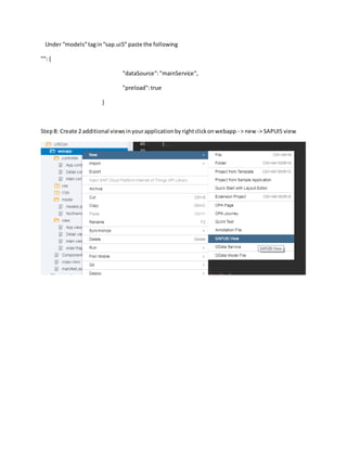 Ui5 con databinding | PDF