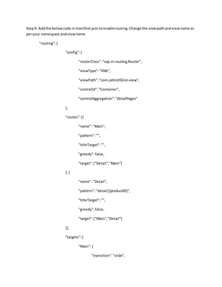 Ui5 con databinding | PDF