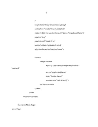 Ui5 con databinding | PDF