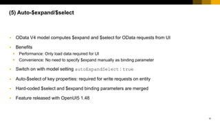 UI5Con presentation on UI5 OData V4 Model | PPTX