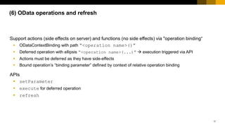 UI5Con presentation on UI5 OData V4 Model | PPTX