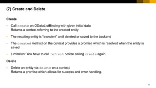UI5Con presentation on UI5 OData V4 Model | PPTX