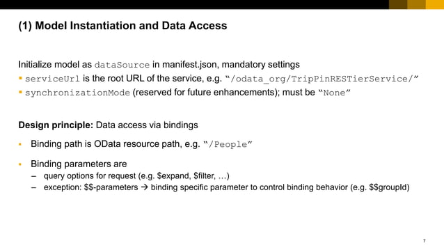 UI5Con presentation on UI5 OData V4 Model | PPTX