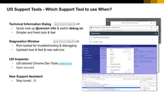 UI5 Supportability Reloaded | PPT