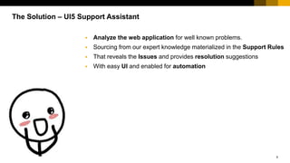 UI5 Supportability Reloaded | PPT