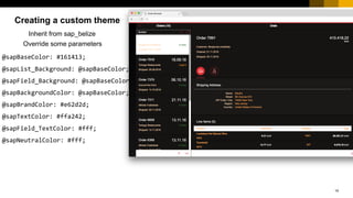 UI5con@SAP 2017 - UI5 Theming Explained | PDF
