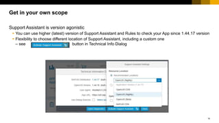 UI5 supportability tools explained | PPTX