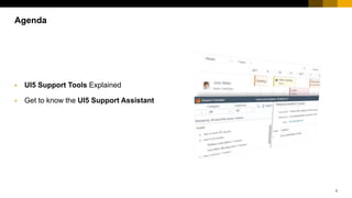 UI5 supportability tools explained | PPTX
