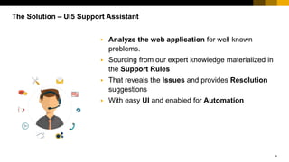 UI5 supportability tools explained | PPTX