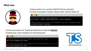 UI5 Tooling & Ecosystem | PPTX