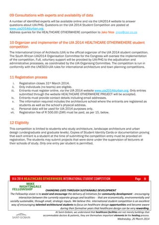 Uia 2014 durban uia phg competition brief c | PDF