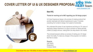 Ui And Ux Designer Proposal PowerPoint Presentation Slides | PDF