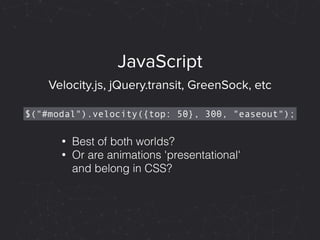 UI Animations in Meteor | PPT