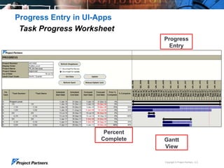 Microsoft Excel Interface for Oracle EBS Projects applications - Screenshots of Simple UI | PPT