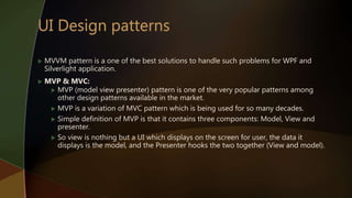 UI architecture & designing | PPTX | Operating Systems | Computer ...