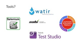 D365 UI automated tests | PPTX