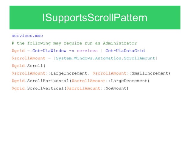 The elements' object model in UIAutomation PowerShell Extensions, part ...