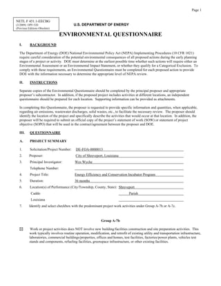 Shreveport Louisiana Retrofit Narrative | PDF