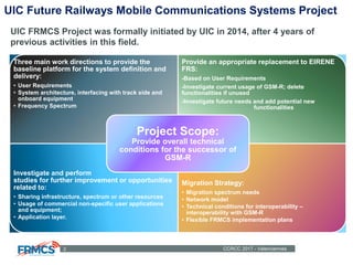 UIC FRMCS presentation at CCRCC 2017 | PDF