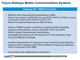 UIC FRMCS presentation at CCRCC 2017 | PDF