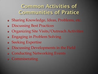 Improving Assessment Through Communities of Practice | PPT