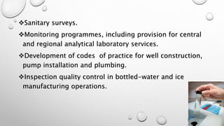 Surveillance of drinking_water_quality | PPTX