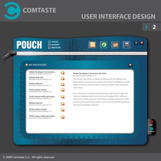 Flex and AIR User Interface Design Showcases and Examples | PDF