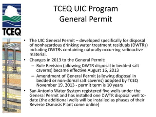 Underground Injection Well Overview, Lorrie Council | PPTX