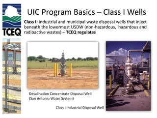 Underground Injection Well Overview, Lorrie Council | PPT