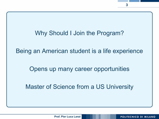 UIC POLIMI Master of Science in Computer Science Presentation | PPT