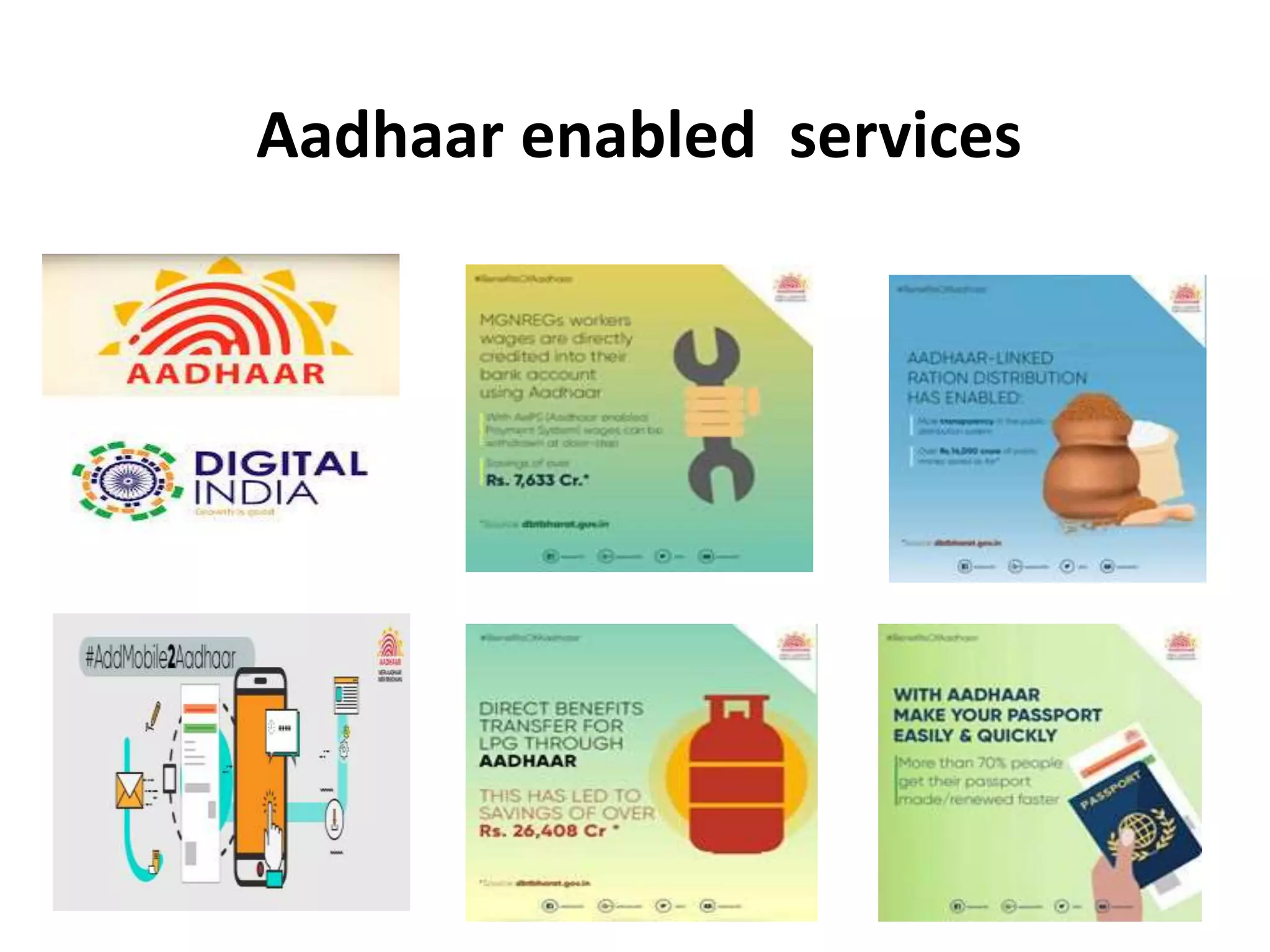 Uidai project (AADHAAR) | PPTX