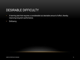 User Interface design | PPT