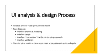 User Interface design and analysis Part.1 | PDF
