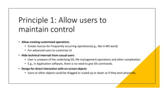 User Interface design and analysis Part.1 | PDF