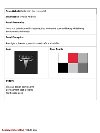 UI Design for Tesla App | PDF | Automotive Industry | Industries
