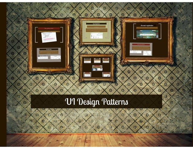 UI design patterns | PDF