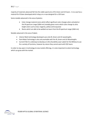 UID Marking For DoD, Optimal Laser Selection Guide | PDF