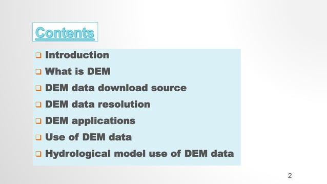 DEM,DTM,DSM | PPTX | Geology | Science