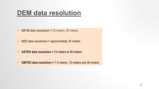 DEM,DTM,DSM | PPTX